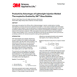 空心玻璃微珠在汽车注塑件的应用 - 汽车原厂和零部件供应商 | 3M官方网站 | 3M 中国